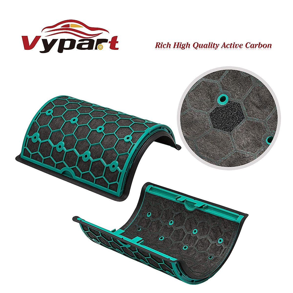 Vypart TP04 Filter Replacement fit For Filter,Replacement H13 Hepa Filter fit for TP04,HP04,DP04 Pure Cool Tower Series,1Pack Hepa Air Purifying Filter Set&1Pack Activated Carbon Pre-Filter Set