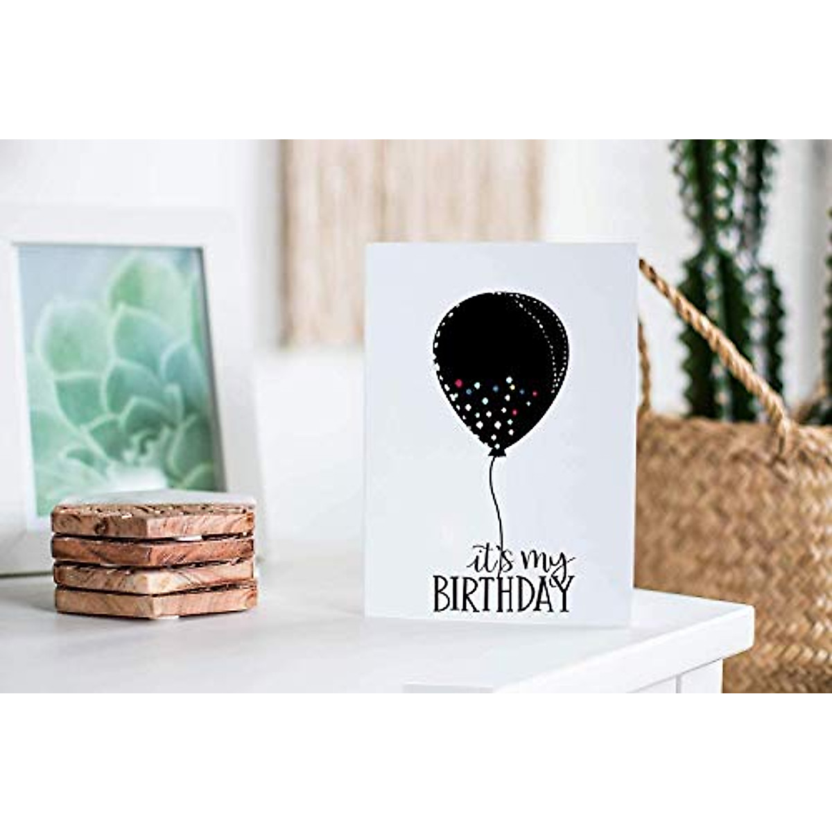Birthday Cards Bulk 120 Count Assortment Happy Birthday Cards with Envelopes and Seals, Blank Note Cards 4 x 6 inch, Handwritten Creative Bold Colorful Desgin, Blank on the inside
