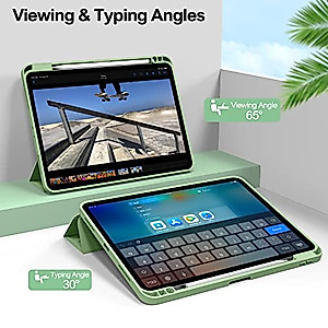 Aoub Crystal Case for iPad Pro 11 inch 4th/3rd Generation 2022/2021 - Beige