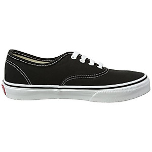 Vans Kids Authentic Black/True White Skate Shoe 13.5 Kids US