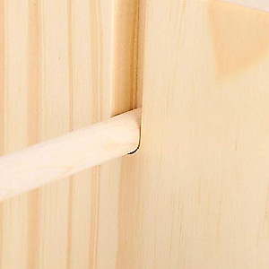 Yaami Yarn Spool, French Hemp Wooden Crochet Thread Rack Twine Holder With Twirling Mechanism String Sewing Spinner Knitting Embroidery Stand Dispenser Weaving Macrame Tool for Home Mall Store 20cm