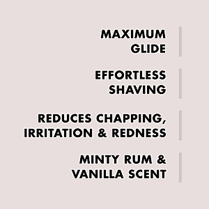 Hanz de Fuko Invisible Shave Cream – Premium Shaving Cream for Sensitive Skin – Hypoallergenic – Sulfate and Paraben Free, 8 oz.