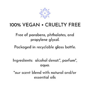 Herb & Root Rose and Sandalwood Eau de Perfume Spray | | Long-Lasting and Clean Vegan Perfume made with Natural and Essential Oils | Cruelty Free