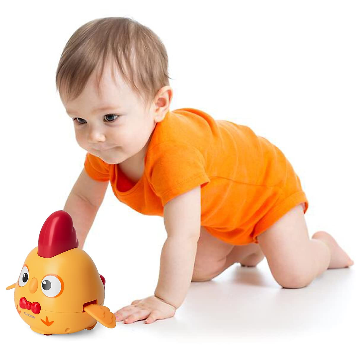 nicknack Easter Musical Toys Dancing Walking Baby Light Up Toy with Light & Sounds Toy for Toddler Early Educational Learning Music Sound Toys Infants Birthday Gift