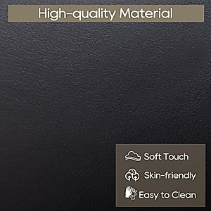 Consofa Loveseat Recliner Reclining Loveseat with Console, Wall Hugger Loveseat Recliner, Double Reclining Loveseat with Side Pockets & Cup Holders for Living Room, Office, Home Theater