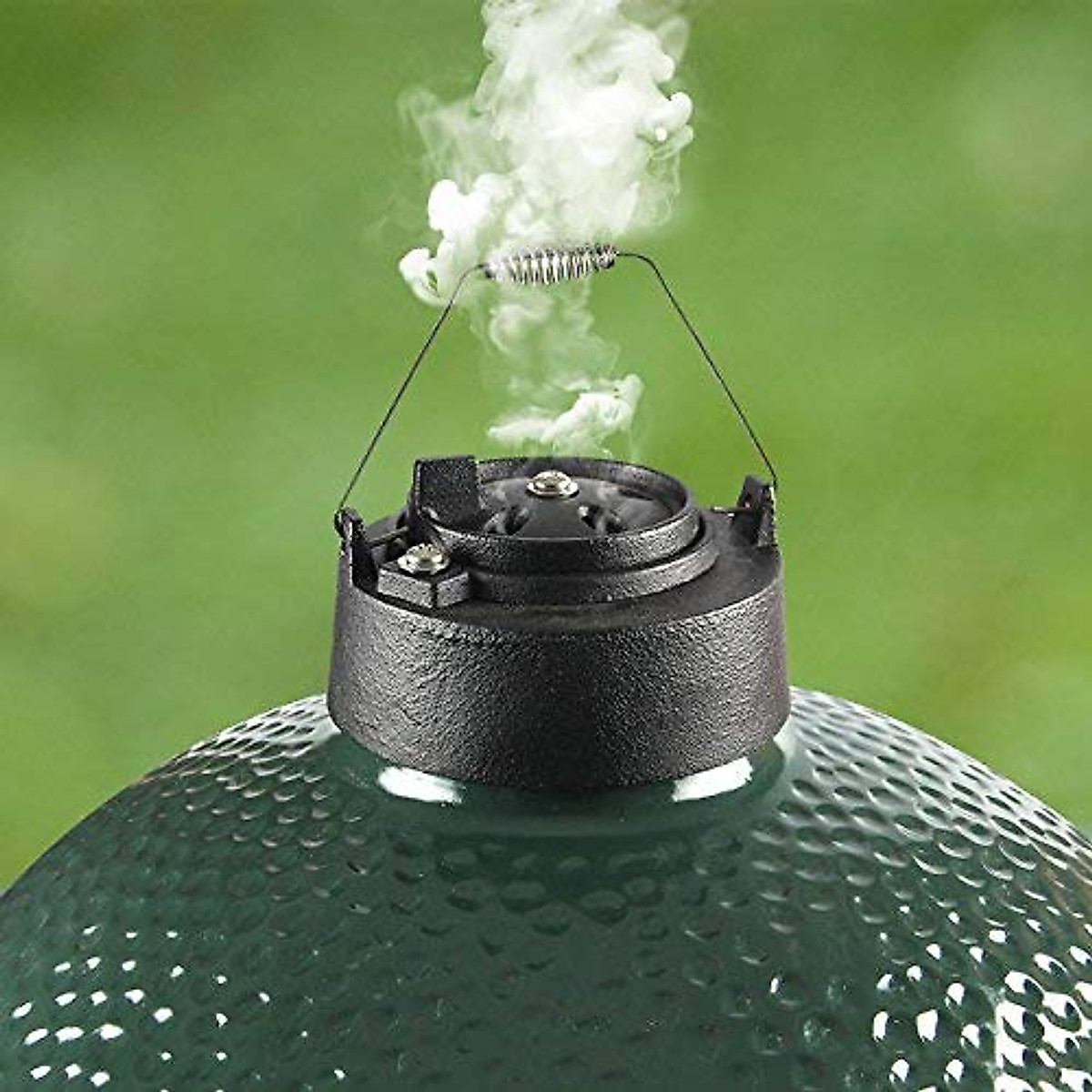 Dracarys Cast Iron Vented Chimney Cap for Big Green Egg,Dual Function Metal Top,Big Green Egg Accessories Daisy Wheel for Large&Medium Big Green Egg Damper Chimney Cap,Big Green Egg Replacement Parts