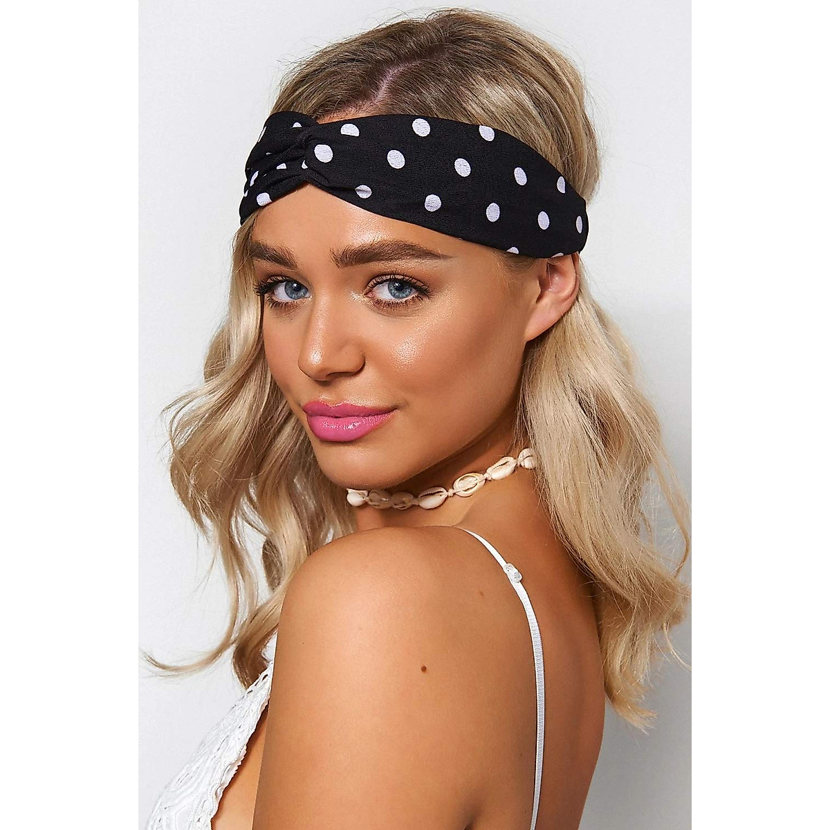 Huachi Boho Headbands for Women Twist Knot Head Bands Headwraps for Wigs African Cute Hair Bands Stretchy Fashion Summer Hair Accessories, 16 Pack