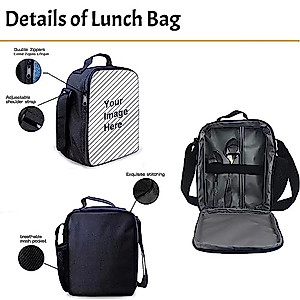 Tuoxiukan Customizable Backpack Set 3-in-1 Kids School Bag for Girls Boys Sea Turtle Schoolbag Set with Lunch Box Pencil Case Preschool Kindergarten Elementary Bookbag Hiking Camping