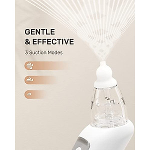 Baby Nasal Aspirator | Nose Sucker for Baby | Baby Nose Cleaner | Electric Nasal Aspirator for Toddler, Rechargeable with Music Function Adjustable Volume