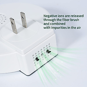 Negative Ion Plug-in, Home Portable Negative Ion Generator, Anion for Rooms With Odor and Smoke, Usually Used in Bedrooms, Pet Rooms, Toilets, Garages, Small Rooms.