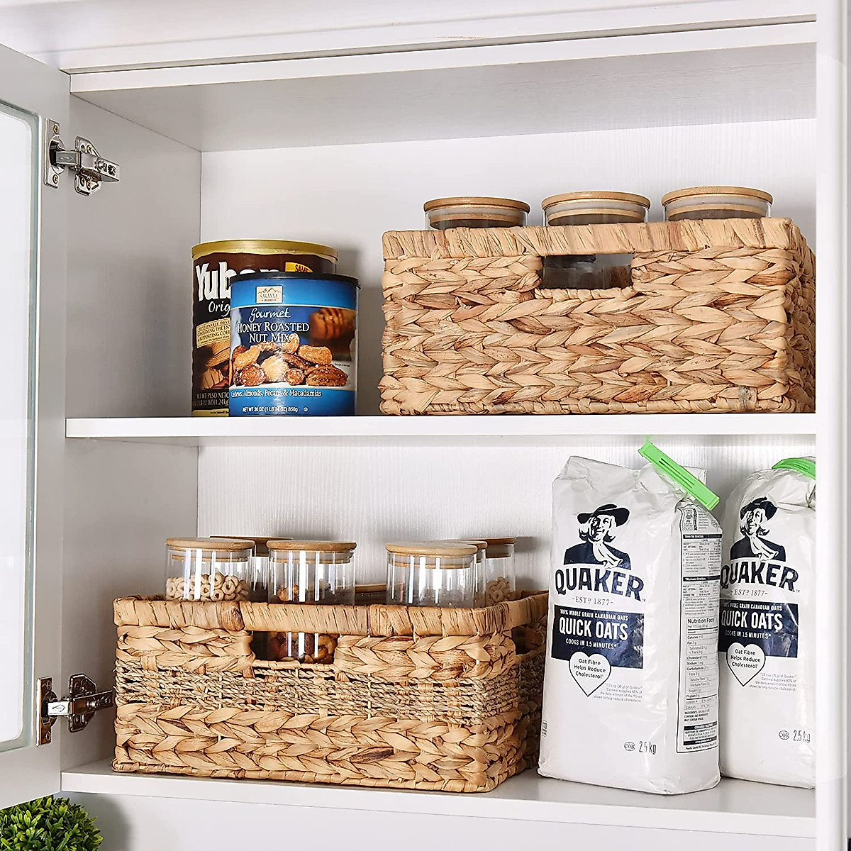 StorageWorks Wicker Baskets Set