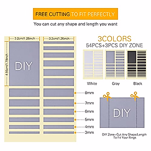 Likimar Ring Size Adjuster for Loose Rings Invisible Ring Sizer for Wide Rings