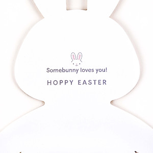 Hallmark Signature Easter Card for Kids (Fuzzy Plush Bunny)