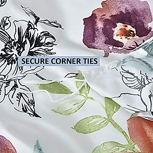 PAPAWU Custom Name 3 Piece Bedding Duvet Cover Set Personalized Queen Size Microfiber Duvet Cover with Zipper Closure