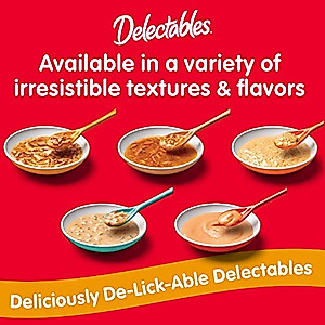 Hartz Delectables Bisque Variety Pack Lickable Cat Treat, 30 Count (Pack of 1)