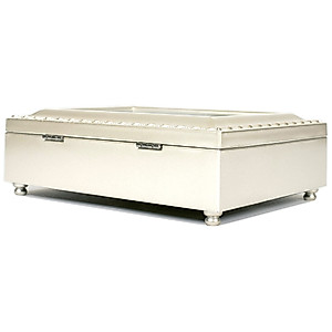 Cottage Garden Confirmation Holy Ghost Shall Teach Matte Ivory Rope Trim Petite Music Box Plays Ave Maria