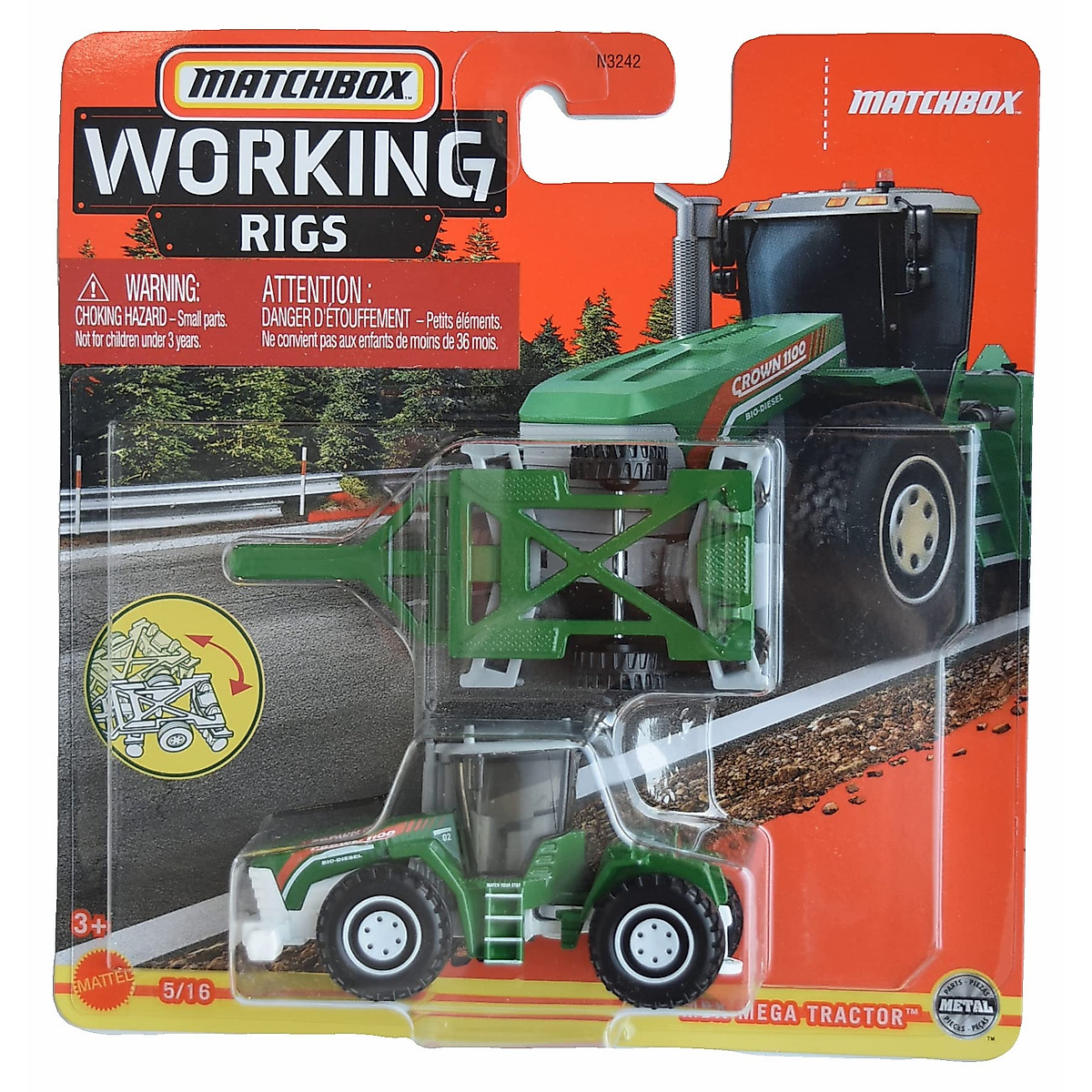 Matchbox MBX Mega Tractor, Working Rigs 5/16