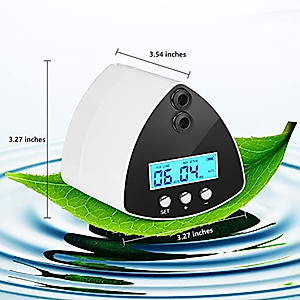 DAOTAILI Reptile Misting System, Automatic Intelligent Reptile Humidifiers with 3 PCS Spray Nozzles, LCD Reptile fogger with Smart Timing Rainforest.This is Rainforest Device, Not A Sprayer