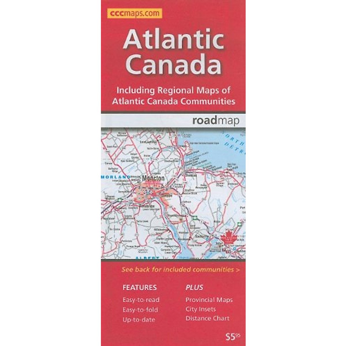 Atlantic Canada Road Map