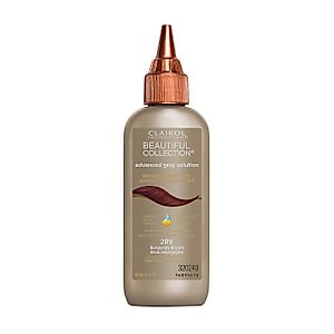 Clairol Professional Beautiful Collection Advanced Gray Solutions, 2RV Burgundy Brown, 3 oz. - Packaging May Vary