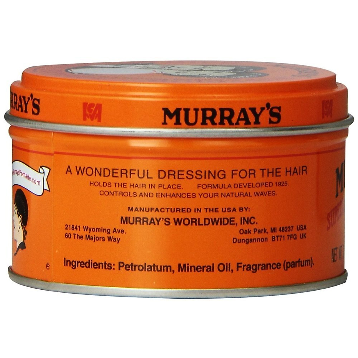 Murray's Superior Hair Dressing Pomade, 3 Ounce (Pack of 4)