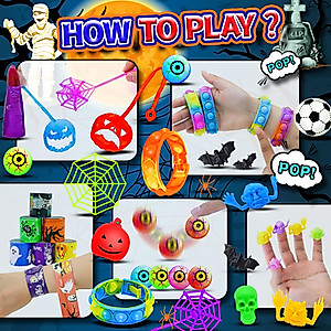 Olganicor 400PCS Halloween Party Favors for Kids,Halloween Treat Bag Fillers,Bulk Halloween Toys ,Halloween Treasure Box Toys, Halloween Goodie Bag Stuffers,Carnival Prize Toys Classroom Reward