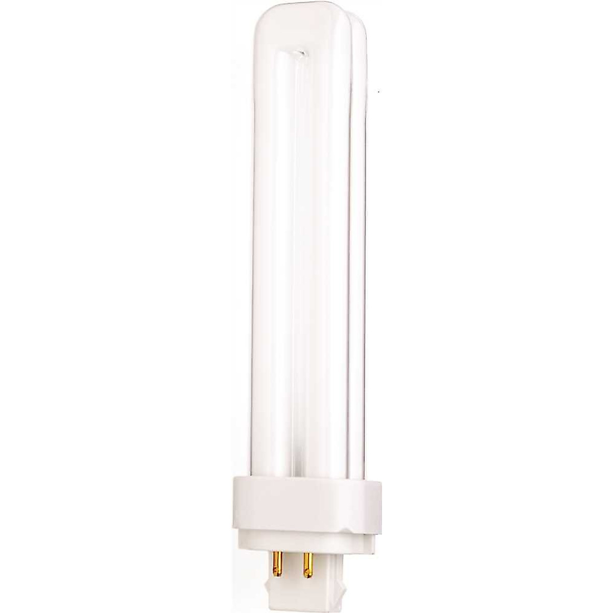 Satco S8340 4100K 26-Watt G24q-3 Base T4 Quad 4-Pin Tube for Electronic and Dimming Ballasts, Color, 1 Count (Pack of 1)