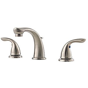 Pfister LG149610K Pfirst Series 2-Handle 8 Inch Widespread Bathroom Faucet in Brushed Nickel, Water-Efficient Model