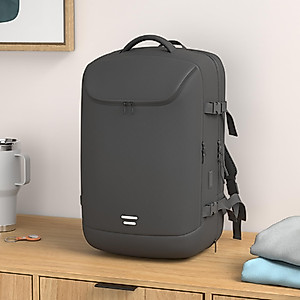 TANGCORLE Travel Carry on Backpack 50L Expandable Flight Approved Backpacks 17.3 inch Laptop and USB Charging Port bags Water Resistant Business Back Pack for Women & Men…