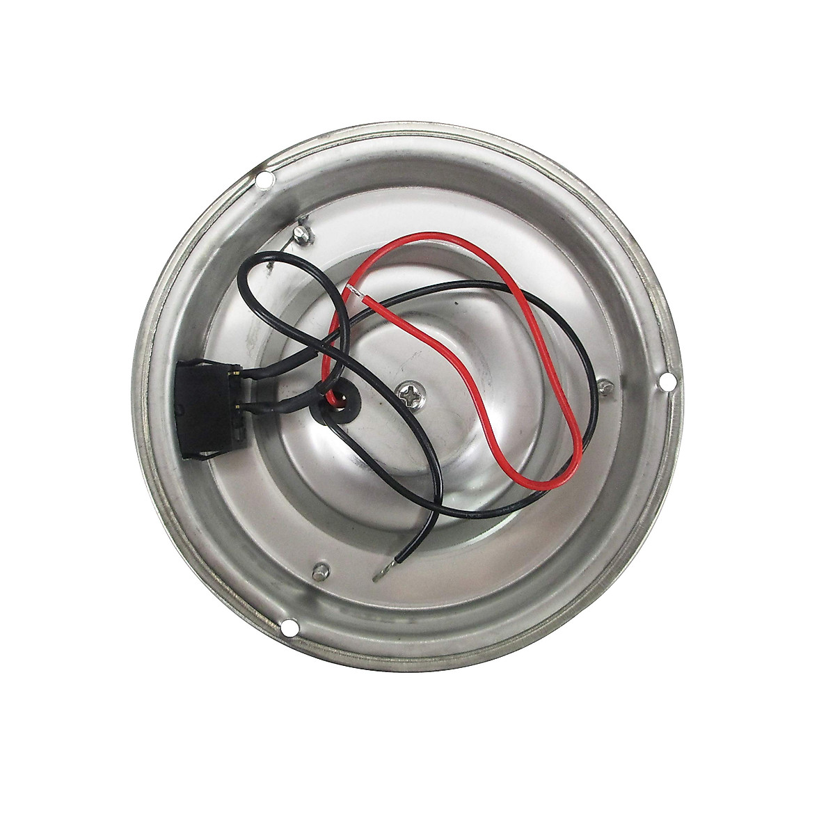 Pactrade Marine Dome Light 12V - 3-Inch Lens, Cool White LED | Stainless Steel Boat Light with Built-In Rocker Switch, Surface Mount | RV, Trailer, Boat Interior Lights, Marine Lights