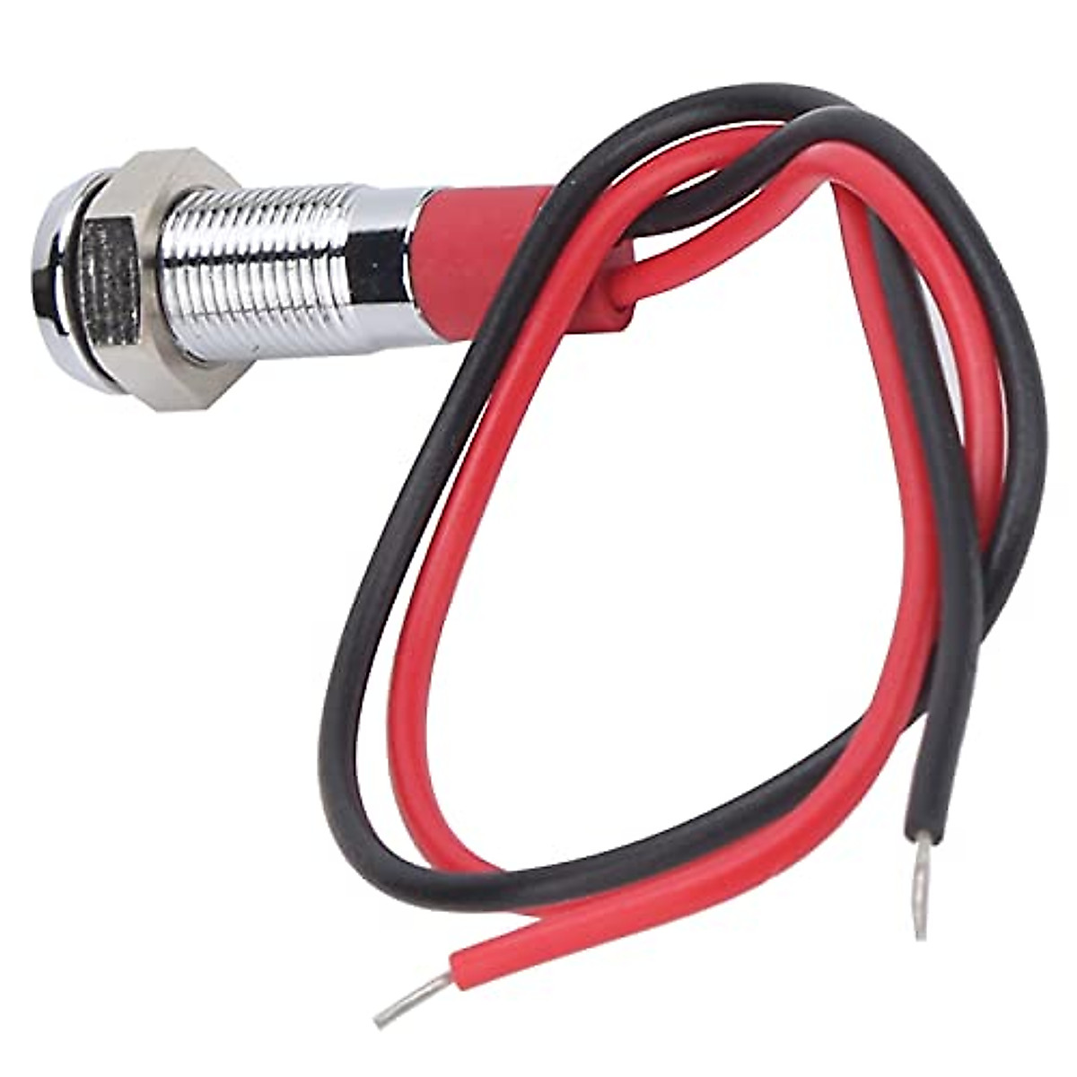 1 PC 6mm LED Metal Indicator Adjustable Cake Scraper, Flower Silicone MoldLight 6V 1A Waterproof Lamp LED Lights Emitting Diodes for Pilot Car Truck Boat with Wire (Green)