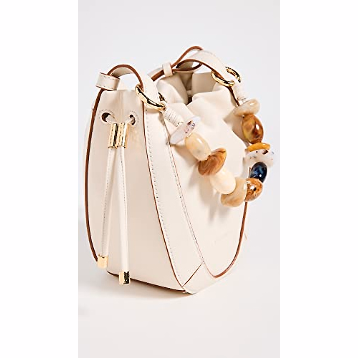 Ulla Johnson Women's Lee Pouch, Cowrie, Off White, One Size