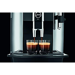 Jura 15145 Automatic Coffee Machine WE8, Chrome, 101 oz