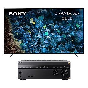 Sony XR55A80L BRAVIA XR 55" Class A80L OLED 4K HDR Google TV (2023) with STR-AZ1000ES 7.2 Channel 8K Home Theater AV Receiver