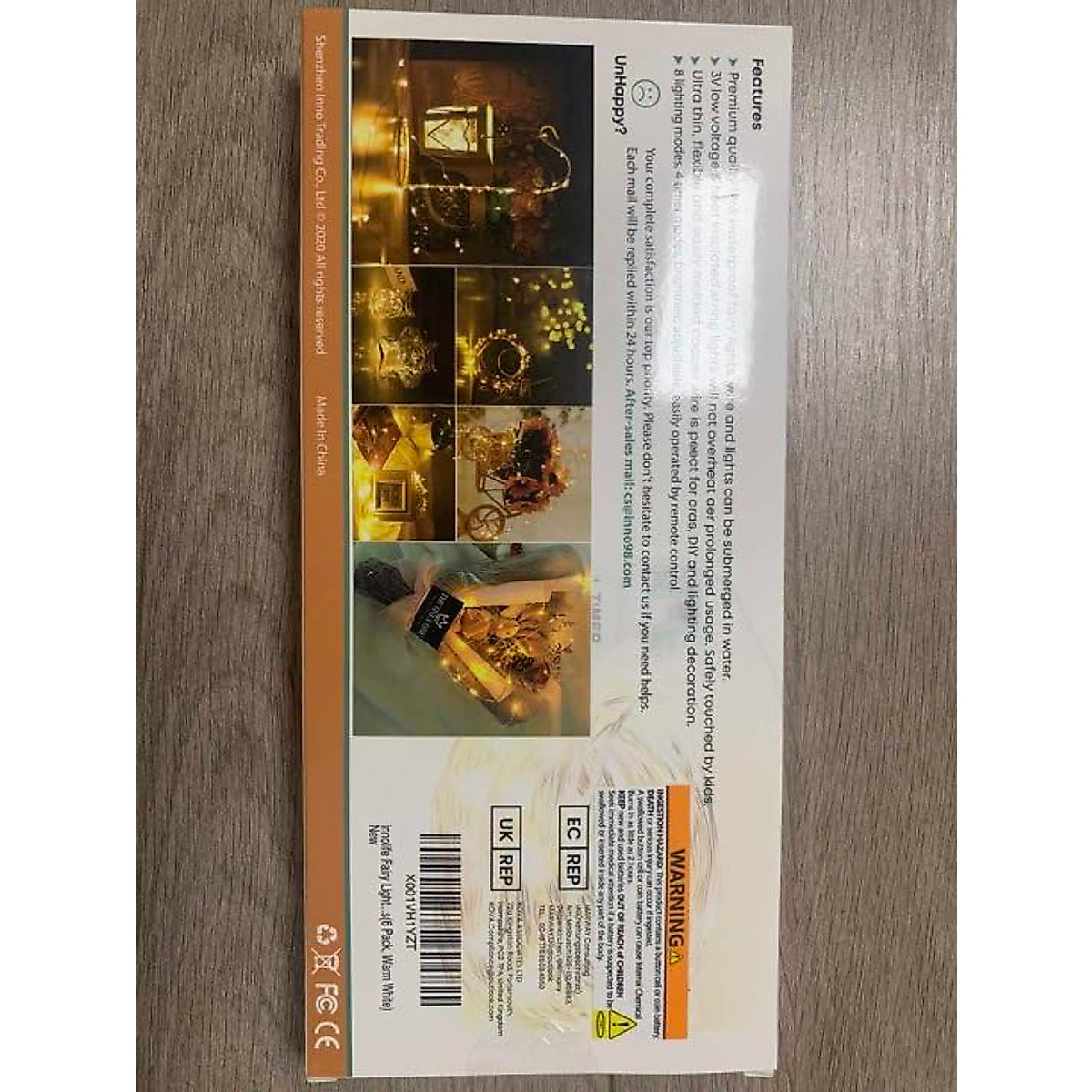 innolife 6 Pack LED Fairy String Lights Battery Operated with Remote Control & Timer, 10 Ft 30 LED Copper Wire Twinkle Lights for Bedroom Christmas Wedding Party Indoor Outdoor Decoration