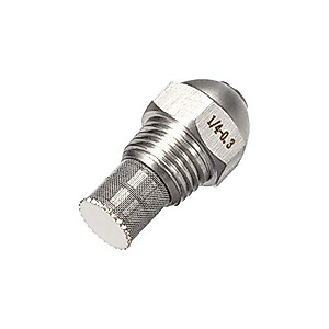 uxcell Mist Nozzle - 1/4BSPT 0.3mm Orifice Dia 304 Stainless Steel Fine Atomizing Spray Tip
