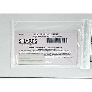 Sharps Compliance 13000-008 Sharps Recovery System 3 gal Needle Disposal Container, English, 15.34 fl. oz., Plastic, 1 x 1 x 1