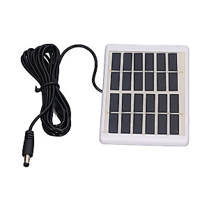 Portable Solar Panel 1.2W 6V 9V Polysilicon Crystals DC Interface Solar Charger Panel for Solar Water Pumps, Solar Lawn Lights