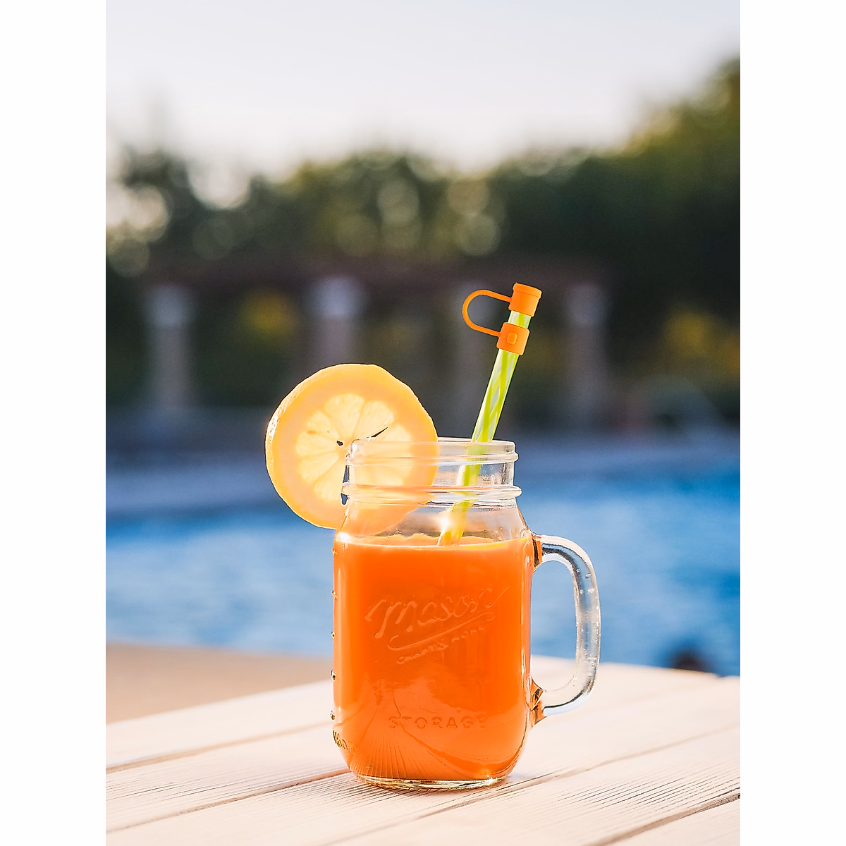 GLBEAR 12Pcs Silicone Straw Tips Cover, 8mm Reusable Straw Covers, Dust-Proof Straw Toppers,Straw Covers Cap Accessory,Straw Covers Cap,12 Colors (8mm)