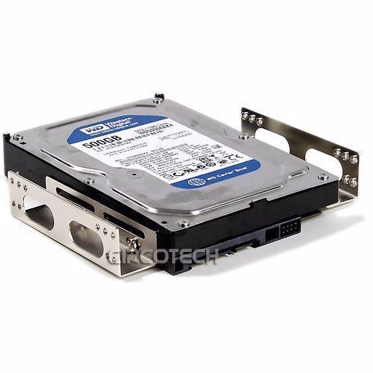 3.5" to 5.25" Bay Hard Disk Drive HDD Mounting Bracket Adapter Metal Kit