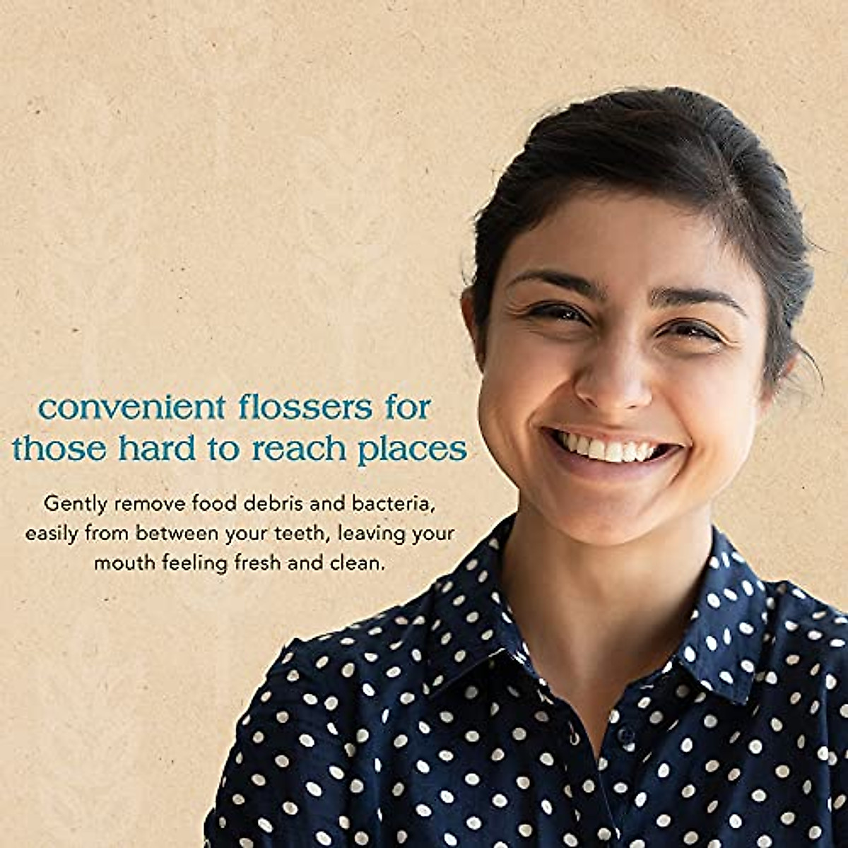 Earthwise Natural Biodegradable Dental Flossers - 50 ct (3 Pack) - Eco-Friendly, Vegan, Sustainable, Compostable, Unflavored, Shred Resistant, Zero Waste Floss Picks - Made with Plant Based Materials