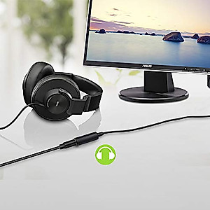 Audio Cable Headphone Extension Cord Compatible with Bose OE/On-Ear/Around-Ear/in-Ear/QuietComfort 15 QC15 QC25 QC35 Headphones (16FT)