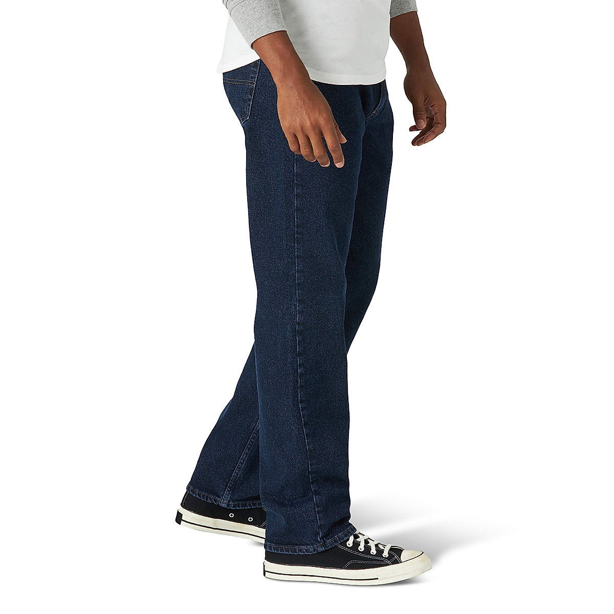 Wrangler Authentics Men's Classic 5-Pocket Relaxed Fit Flex Jean Midnight Flex 48W x 32L