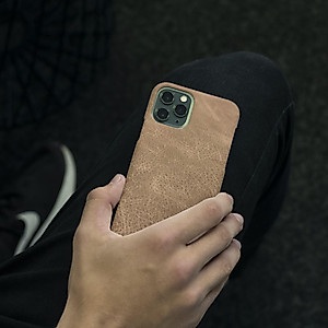 Faux Leather Fabric, Thick Durable Synthetic Repholstery Leather Vinyl, Soft Touch Distressed DIY and Craft Material - Individual 1 Yard Cut 36"x54" (Chaps)