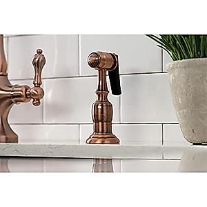 Kingston Brass KS177ALBSAC Heritage Kitchen Faucet, Antique Copper