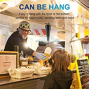 Grarg Food Fans for Table, 3 Height Adjustable Picnic Table Fan to Keep Food Clean, Portable Electric fan for Home, Picnic, Restaurant, Party- 2 Pack