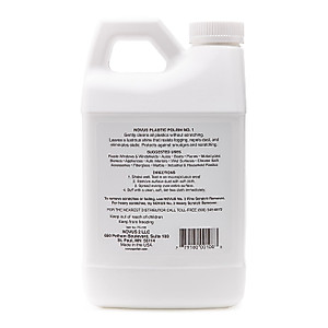 NOVUS 7050 | Plastic Clean & Shine #1 | 64 Ounce Bottle