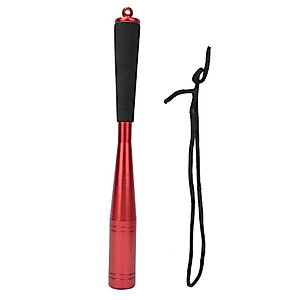 Redxiao 【𝐁𝐥𝐚𝐜𝐤 𝐅𝐫𝐢𝐝𝐚𝒚】 Fish Priest, Fishing Bat Tool, Portable 25mm Diameter Aluminium Alloy Head for Sea/Fresh Fishing Fishing Lover Outdoor Use Adult Children Fishing Tackle(red)