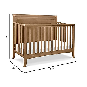 DaVinci Anders 4-in-1 Convertible Crib in Hazelnut, Greenguard Gold Certified