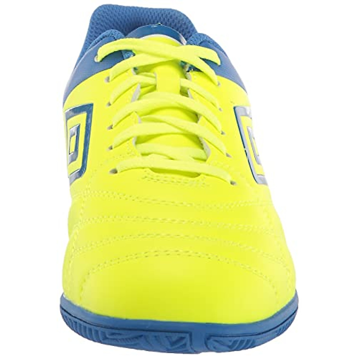 Umbro Men's Classico XI IC Indoor Soccer Shoe, Yellow/Blue, 9